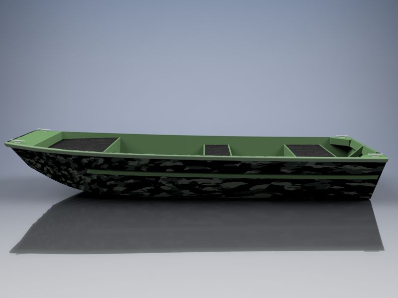 14 Foot (4,27m) Aluminum Jon Boat Plans - Aluminum Boat Plans